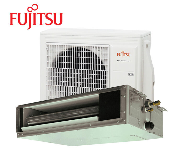 Fujitsu Compact Bulkhead Unit 3.5Kw R32 - WK-ARTH12KSLAP | AAD
